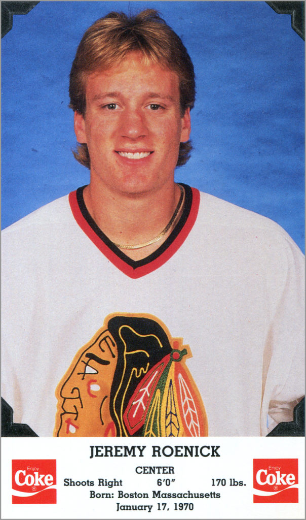1989-90_Blackhawks_Jeremy_Roenick - Puck Junk