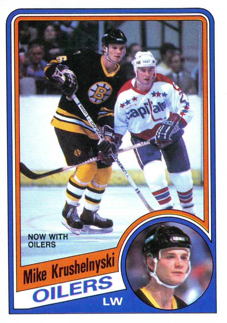 1984-85 OPC Mike Krushelnyski - Puck Junk