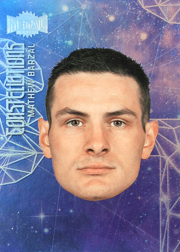 2023-24 Metal Universe Constellations Mathew Barzal - Puck Junk